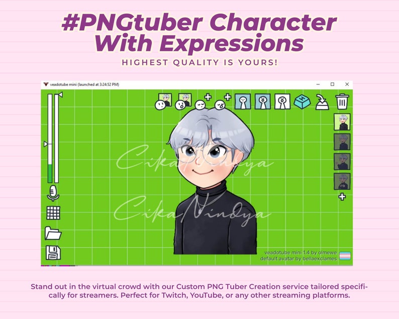 PNG Tuber Gif Pngtuber Pngtuber Male Pngtuber Twitch - Etsy