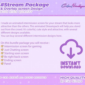 Vtuber Overlay, Overlay Package, Broadcast Upgrade - Broadcast Boost ...