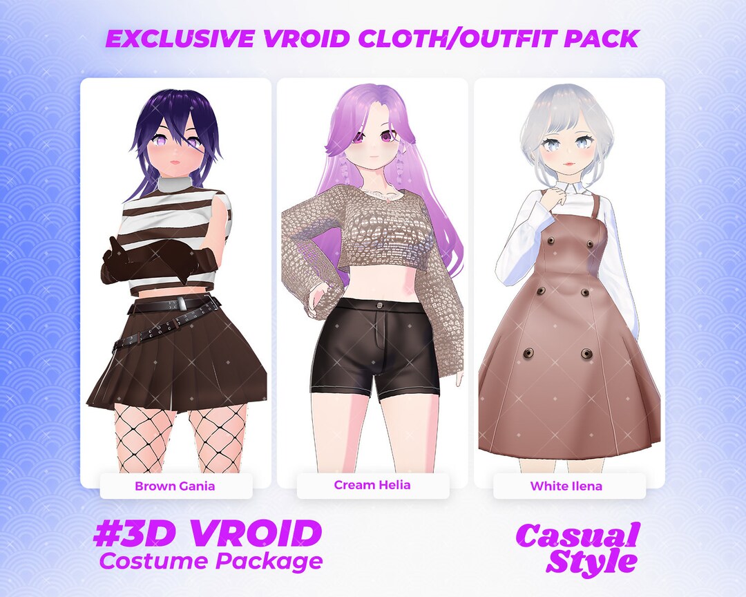 Cityscape Casuals Sleek Vroid Outfits for the Urban Adventurer - Vroid ...