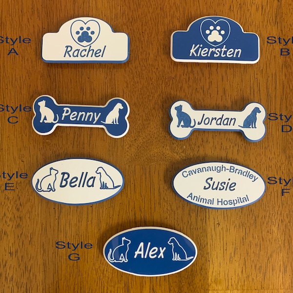 Veterinary Name Tags - Etsy