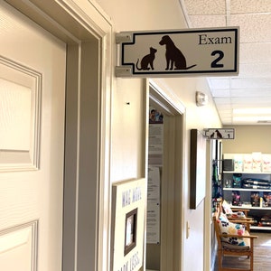 Style 1310 | LARGE Protruding Engraved Veterinary Door Sign | 13.25” X ...