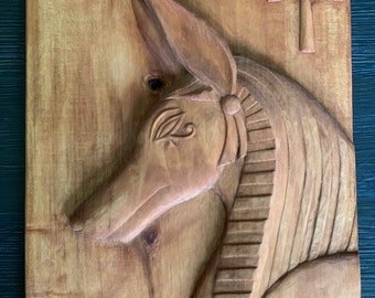 Anubis Wood Carving - Etsy