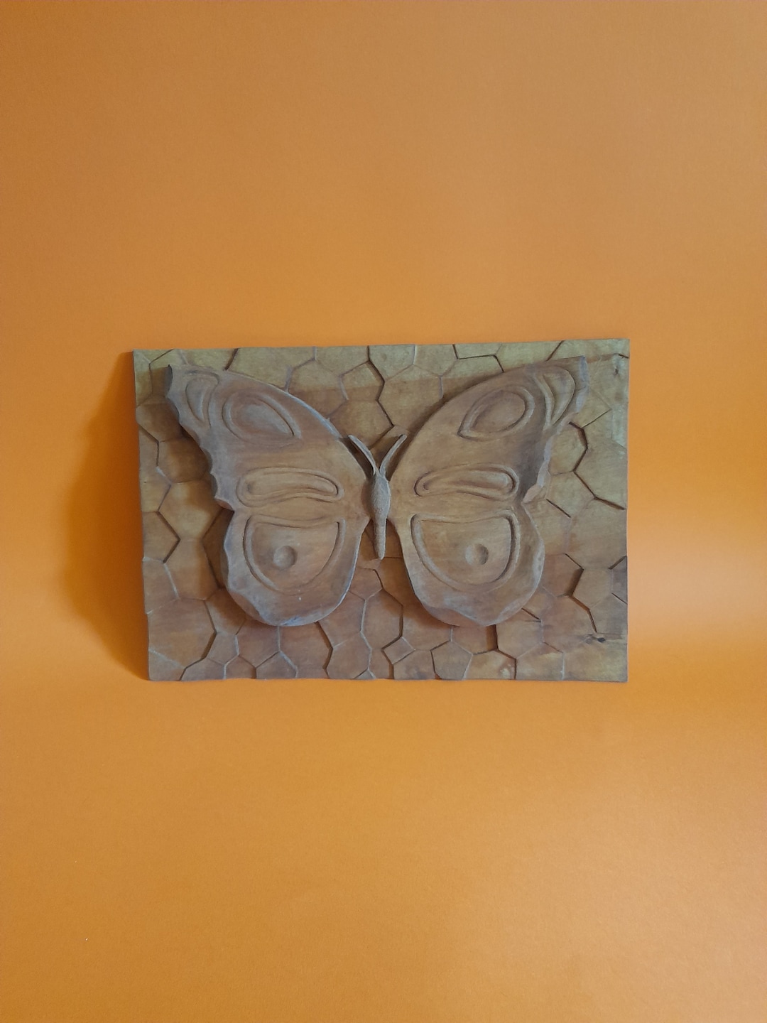 Handmade Wood Carving of a Butterfly by Luka's Carvings, Wall ...