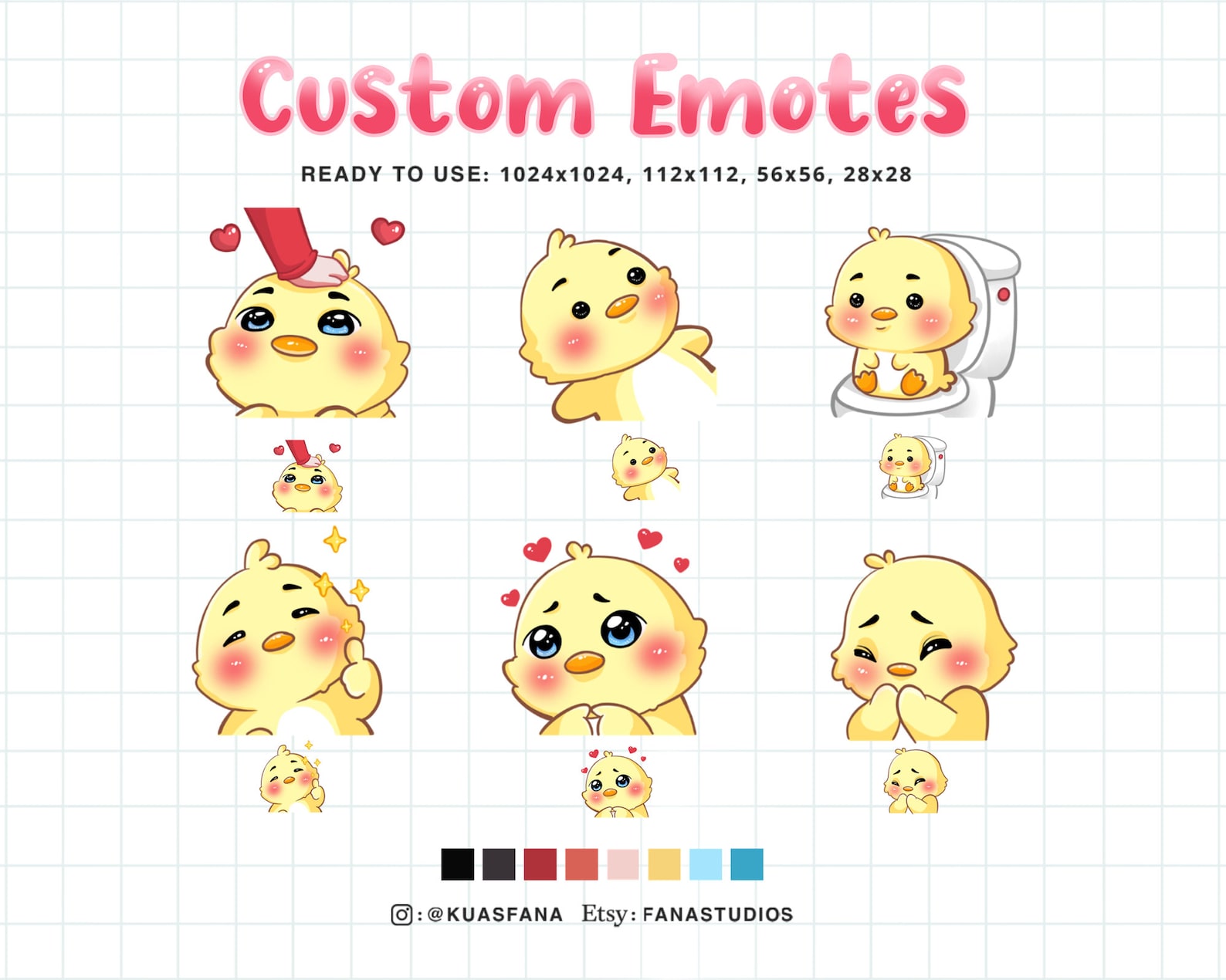 Custom Twitch Emotes Personalized Emotes Gaming Emotes | Etsy