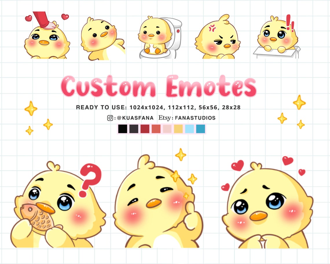 Custom Twitch Emotes Personalized Emotes Gaming Emotes | Etsy