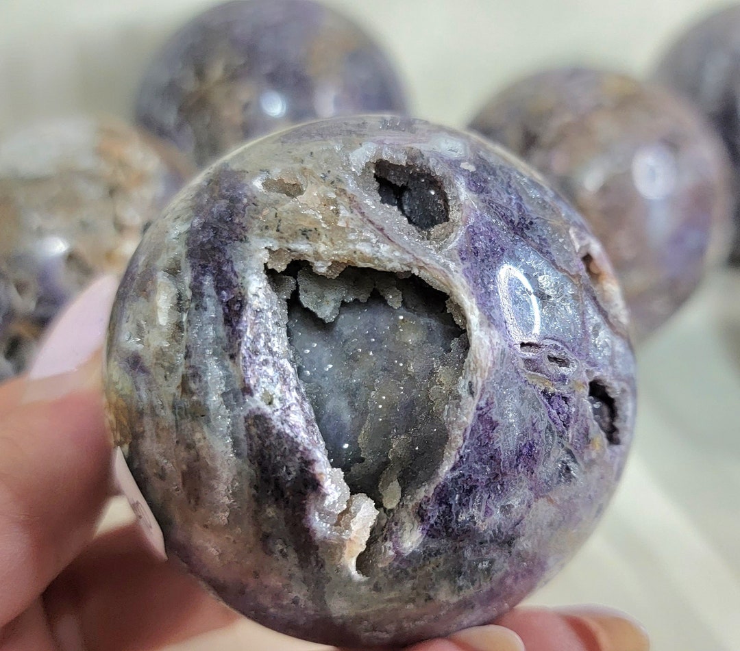 Sparkling Druzy Purple Sphalerite Zinc Blende Sphere - Etsy