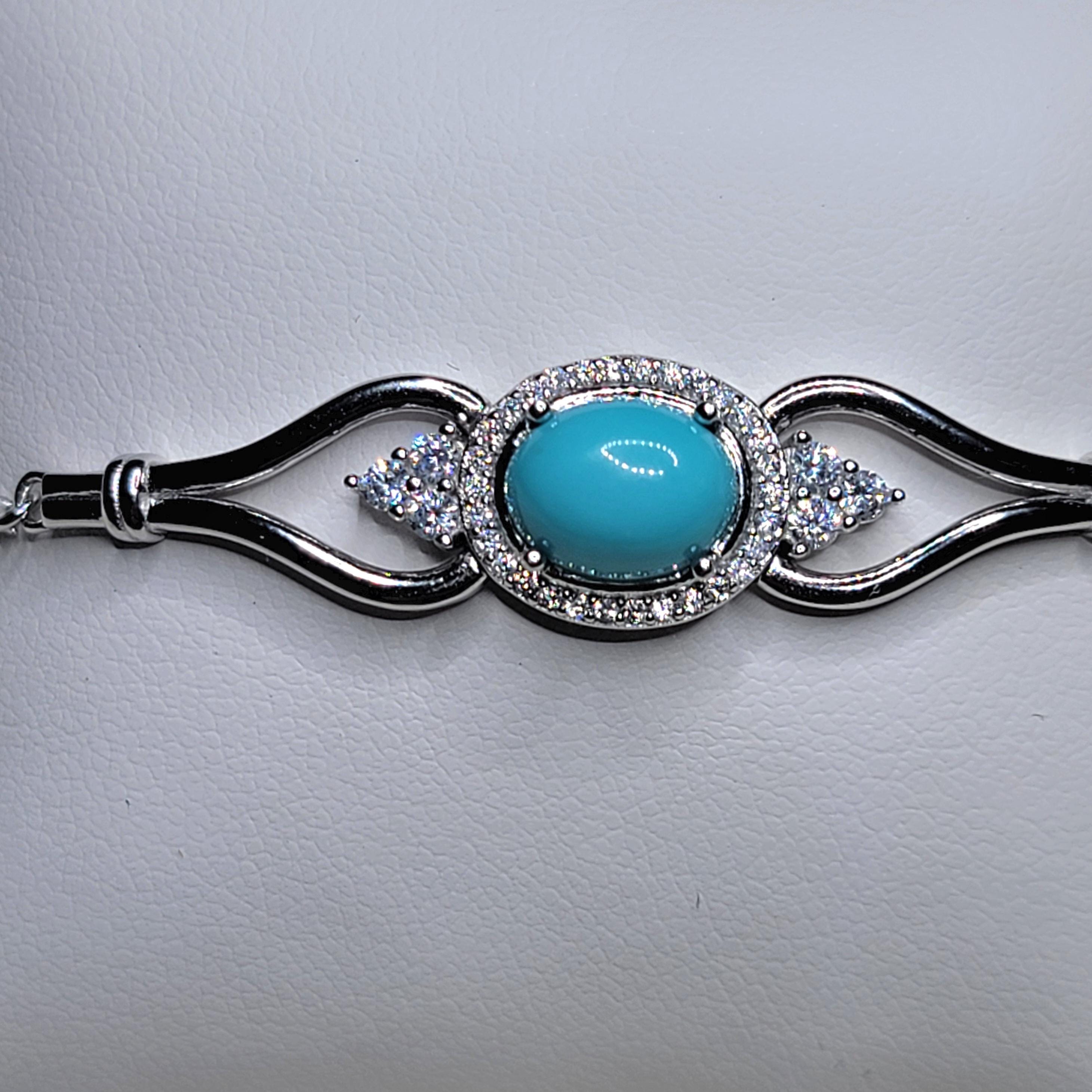 Beautiful Bolo Style Bracelet Kingman Turquoise or Blue Kyanite - Etsy