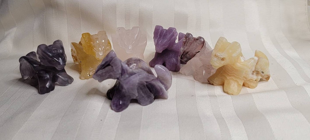Crystal Flying Dragon Carving - Etsy