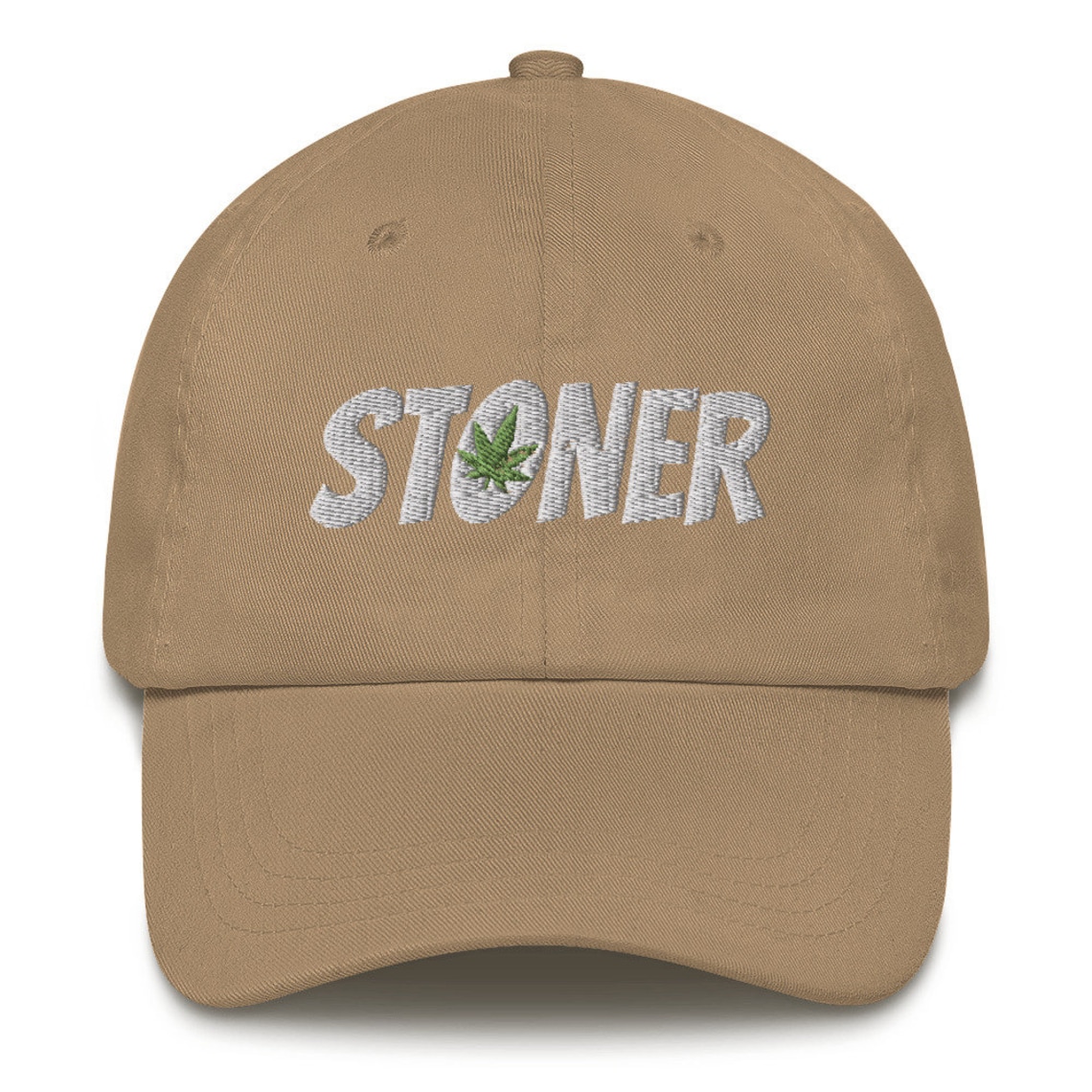 Stoner Curved Brim Hat Weed Baseball Cap Marijuana Dad Hat Funny Stoner ...