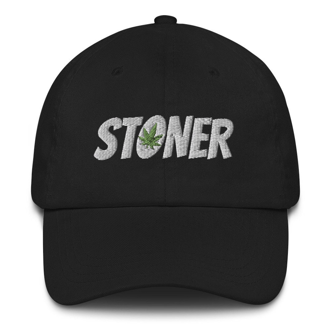 Stoner Curved Brim Hat Weed Baseball Cap Marijuana Dad Hat Funny Stoner ...