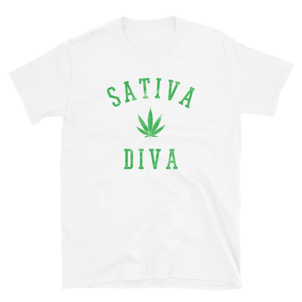 Sativa Diva Unisex Shirt Weed Gift Design Marijuana Quote - Etsy