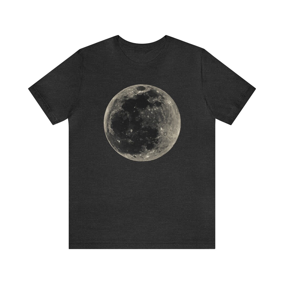 Full Moon Graphic T-shirt: Celestial Luna Design - Etsy