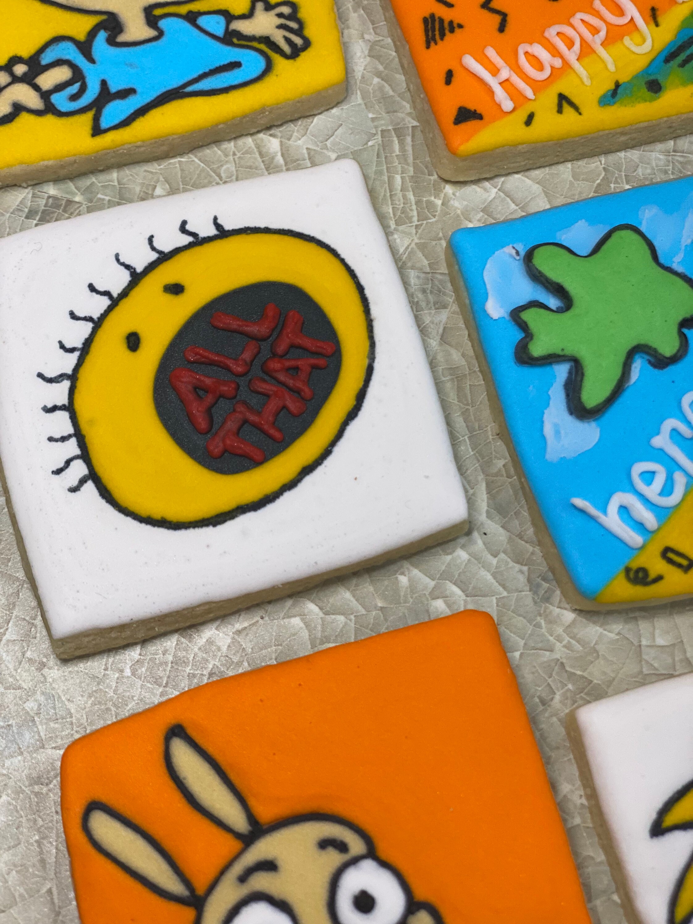 Nickelodeon/ 90s Themed Cookies - Etsy