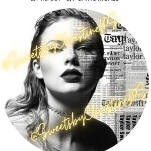 Taylor Swift Cake Topper Edible Image Sheet, Reputation Album - Etsy