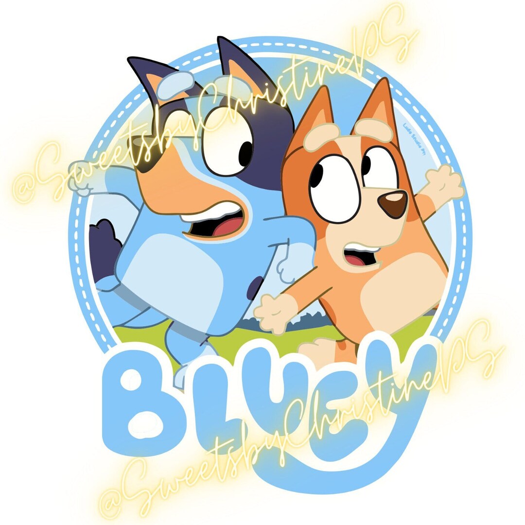 Bluey Edible Cake Topper, Bluey Edible Image Sheet - Etsy UK