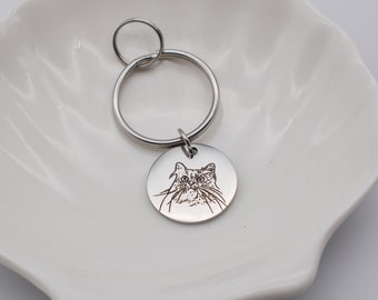 Dog Photo Engraving Rings - Etsy