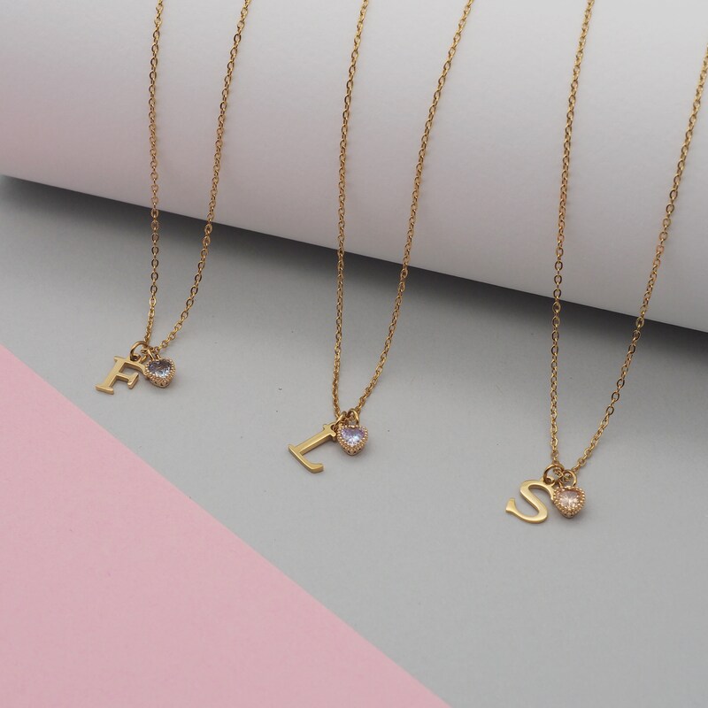 Letter Pendant - Etsy