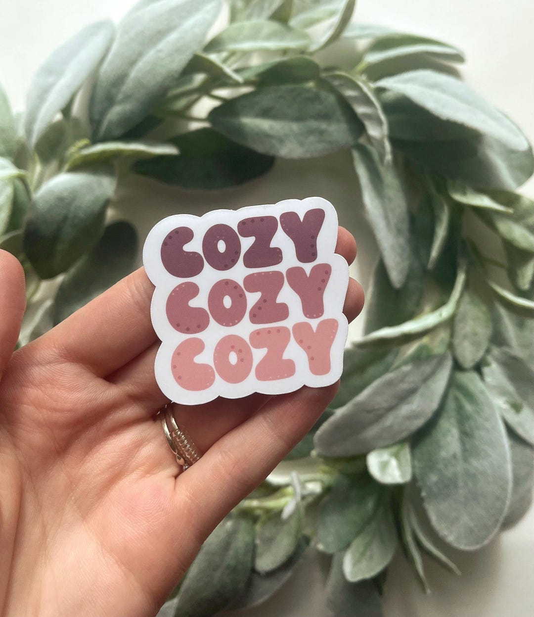 Cozy Cozy Cozy Sticker - Etsy