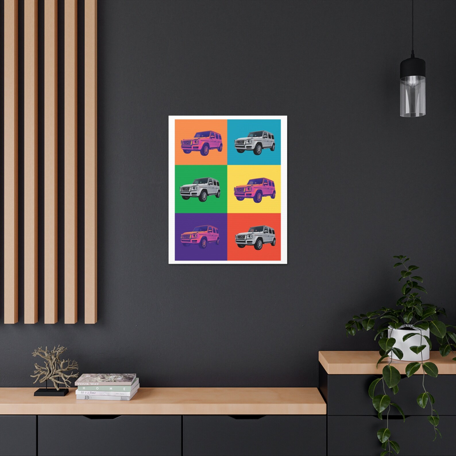 G Wagon Pop Art Print on Canvas | Car Artwork - Etsy