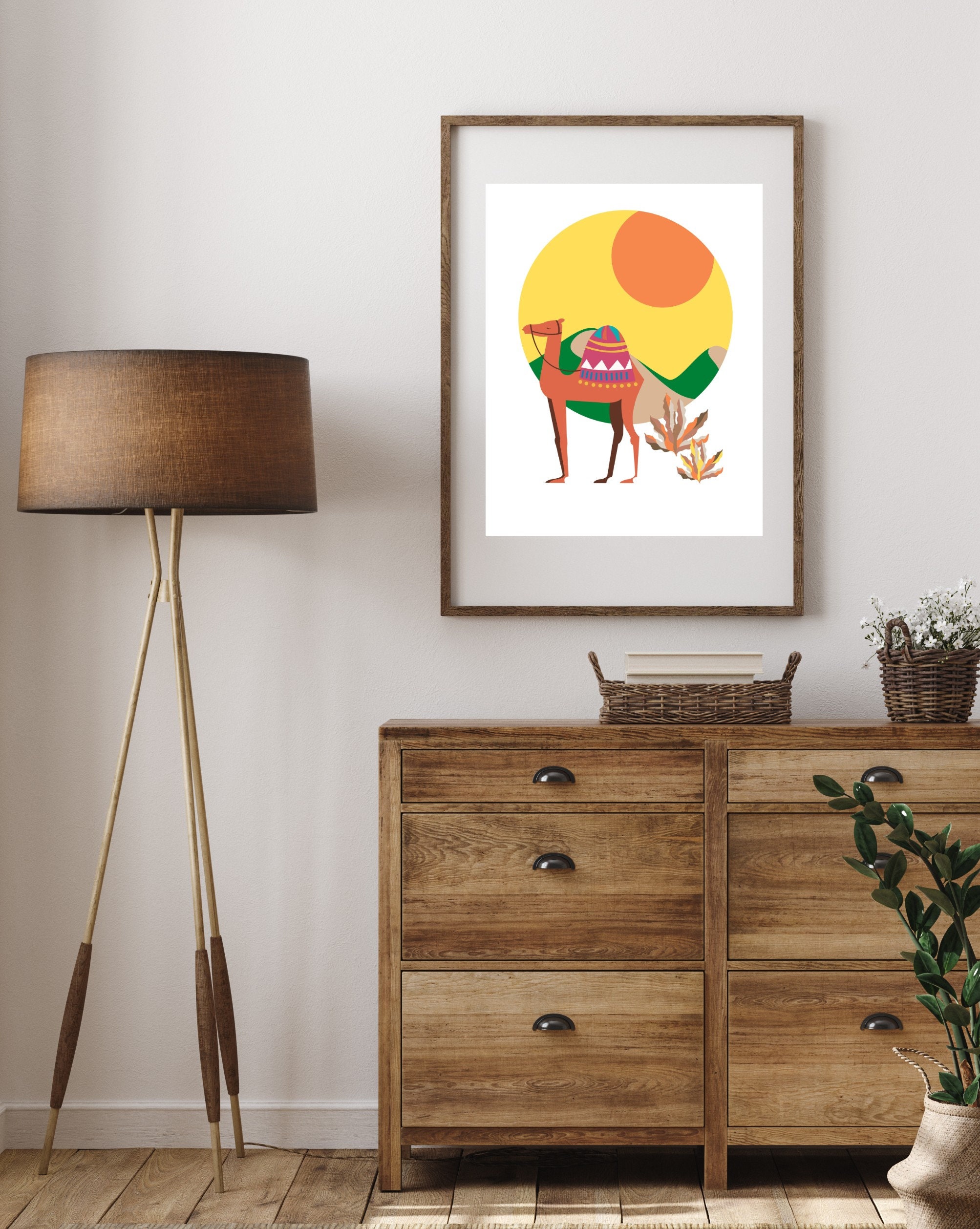 Camel Color Wall Art | Camel Art Print | Downloadable Print - Etsy