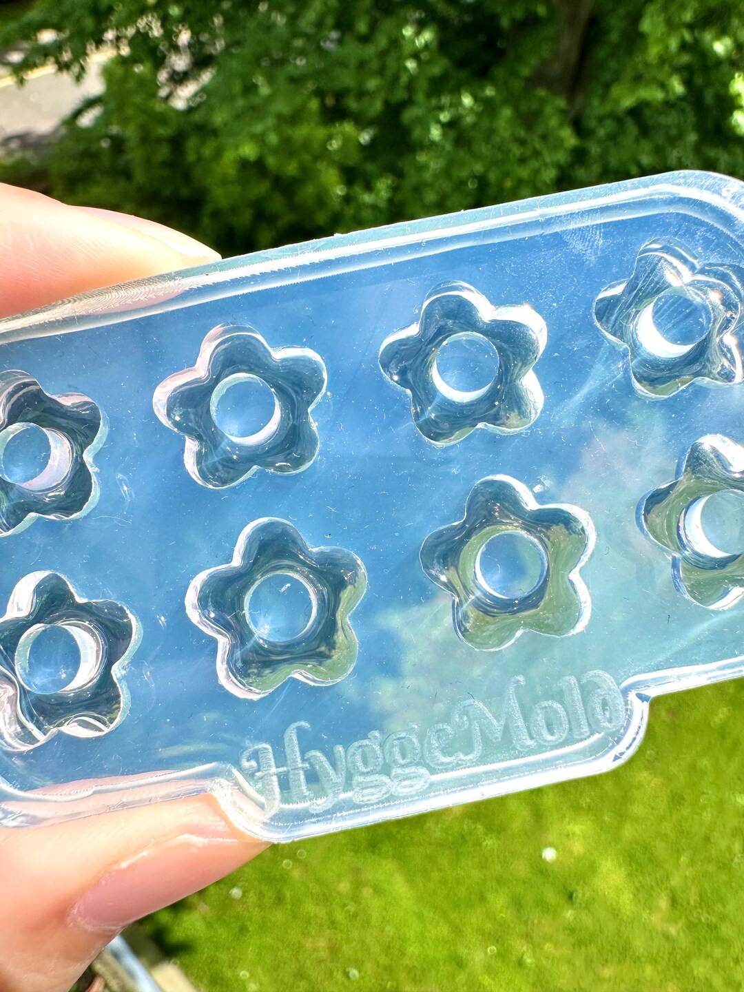 Clear Silicone Mold for Resin 2cm/1.5cm Small Predomed Mary Quant ...