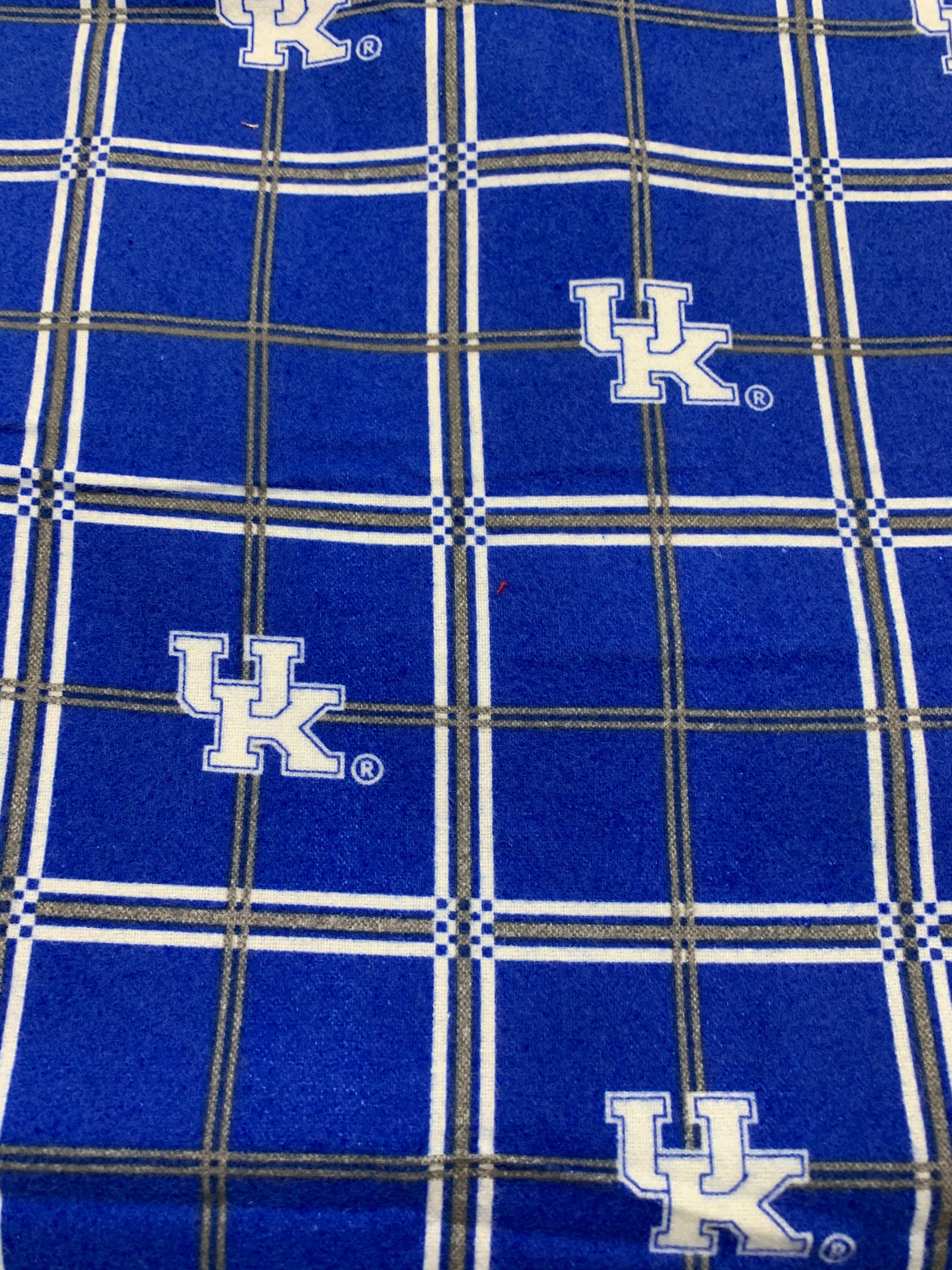 Flannel UK University of Kentucky Wildcats Fabric Sold by HALF YARD - Etsy