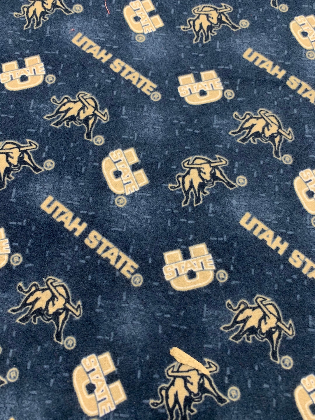 Flannel Utah State University Fabric Sold by the HALF YARD - Etsy