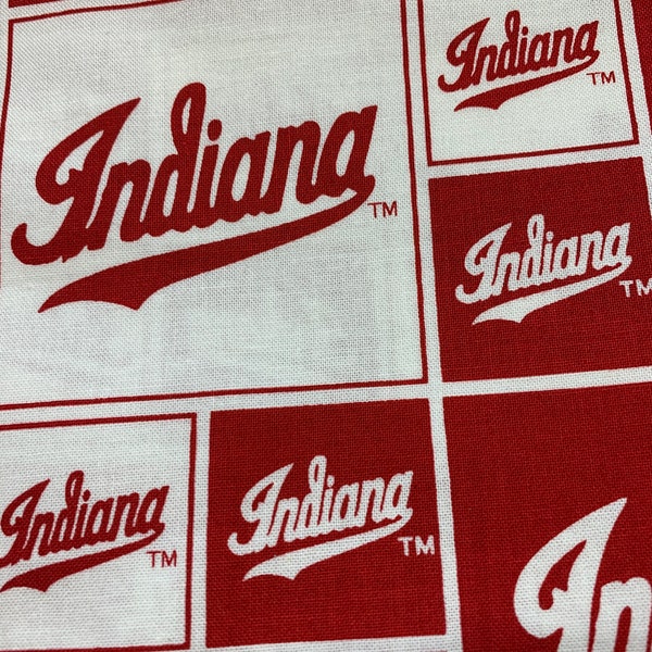 Indiana University Fabric - Etsy