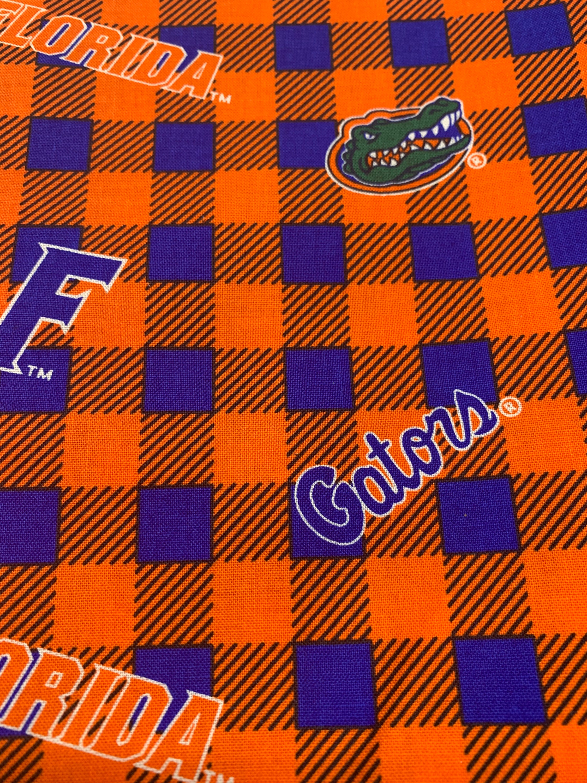 Florida Gators University Cotton Fabric SOLD by HALF YARD - Etsy