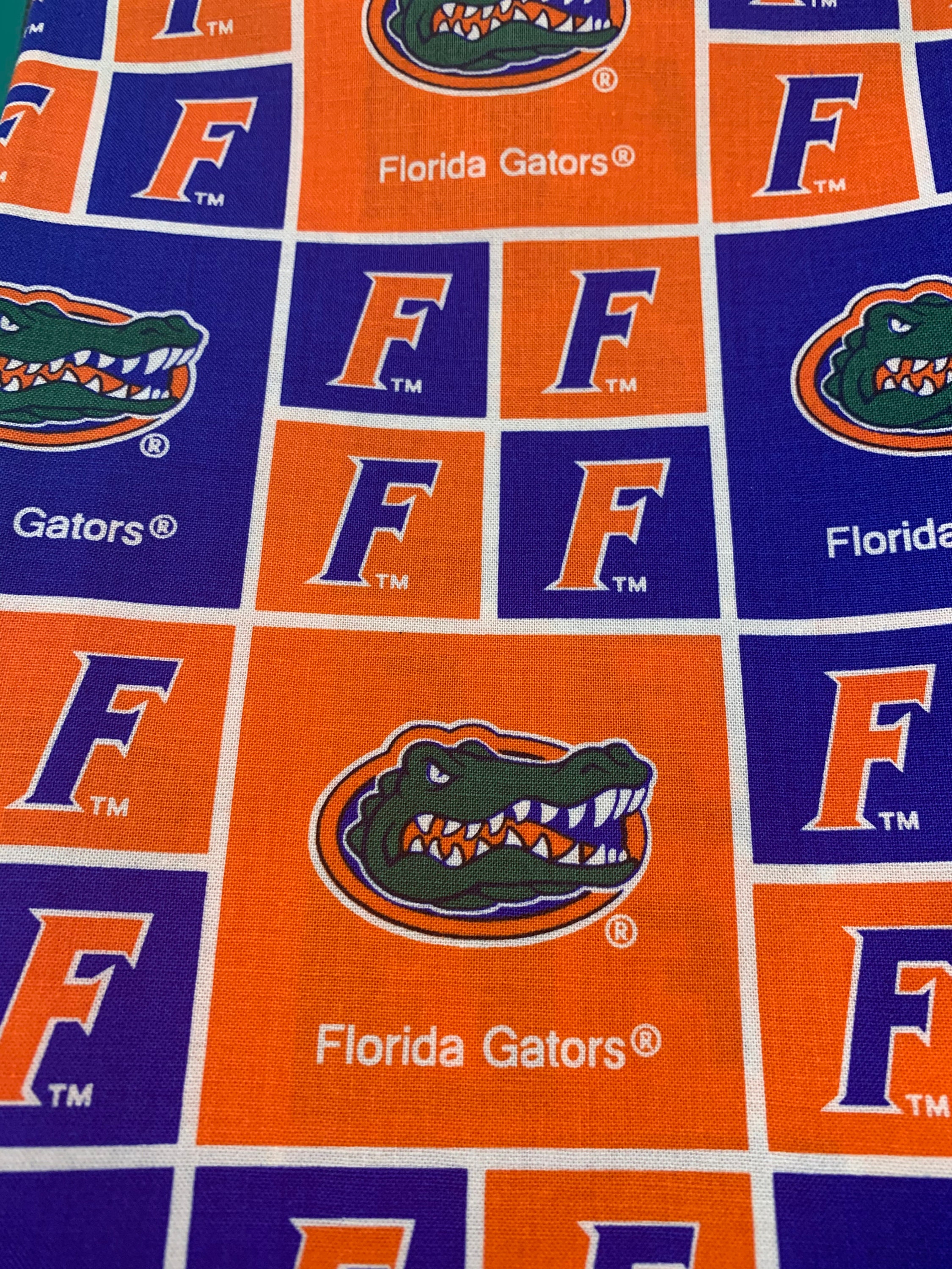 Florida Gators University Cotton Fabric SOLD by HALF YARD - Etsy
