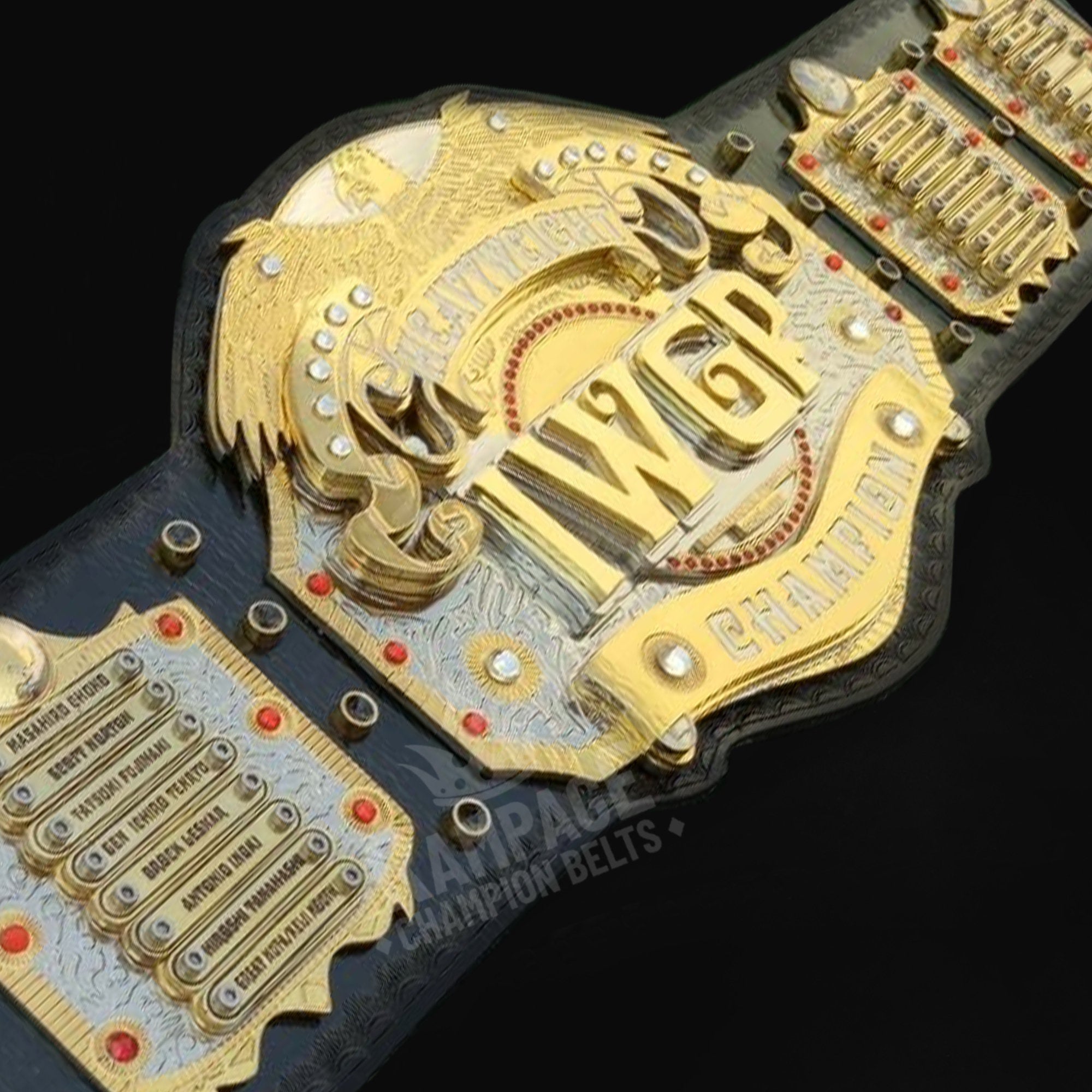 IWGP V3 Heavyweight Championship Belt Replica Title 6MM Brass | Etsy