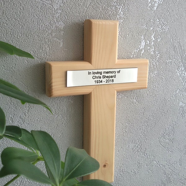 Personalized Wooden Cross - Etsy