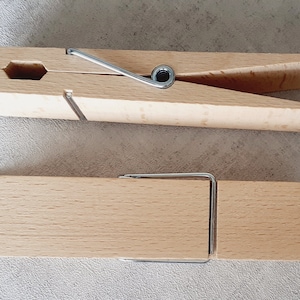 High Quality, Large Wooden Peg Solid Hardwood FSC Beech 15cm Long ...