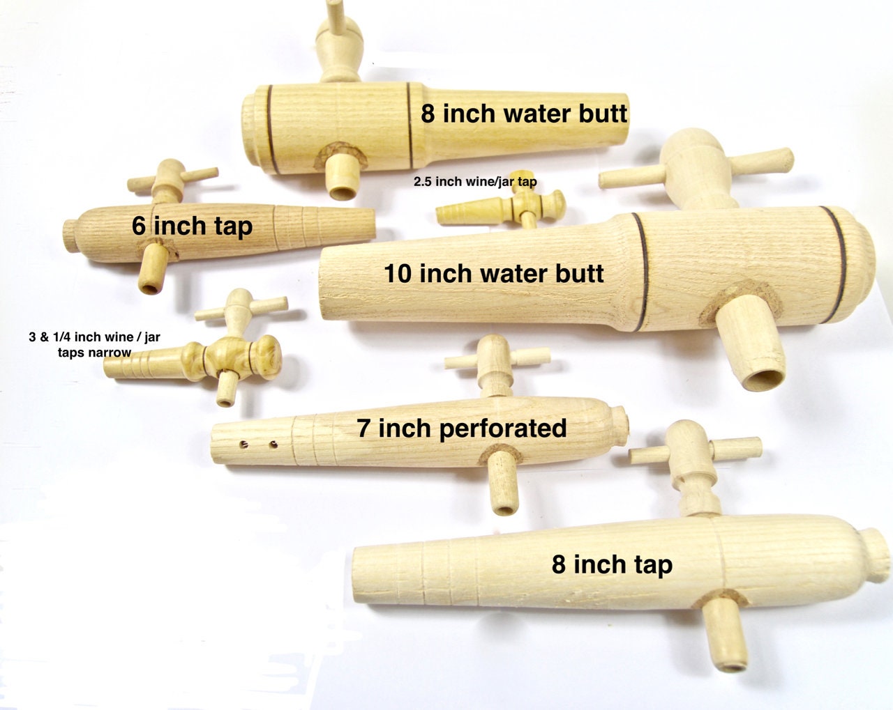 Solid Wooden Taps suitable for Water butts garden barrels | Etsy