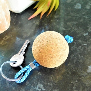Floating Cork Ball Keyring: Water Sports Key Chain - Etsy UK
