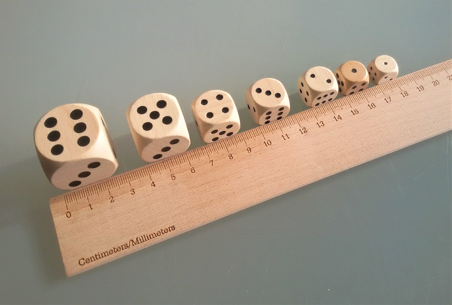 Natural Hand Crafted Solid Wooden Dice Various Sizes 30mm - Etsy UK