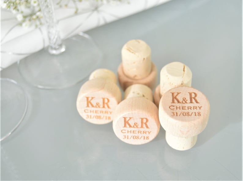 Wine / Gin Cork Stoppers UK Personalised Party Stopper - Etsy UK