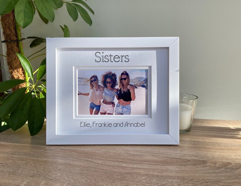 Personalised Sisters Picture Frame Gift for a Sister - Etsy UK