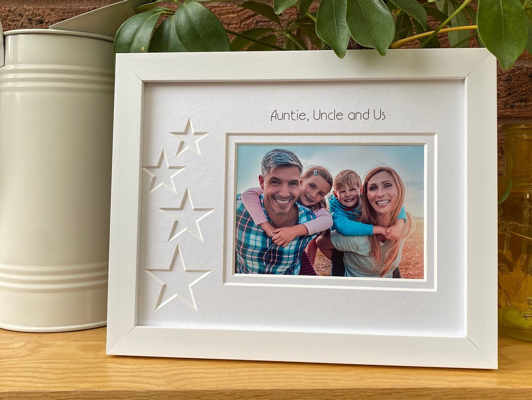 Auntie Uncle Photo Frame, Landscape Picture, Auntie Uncle Christmas ...