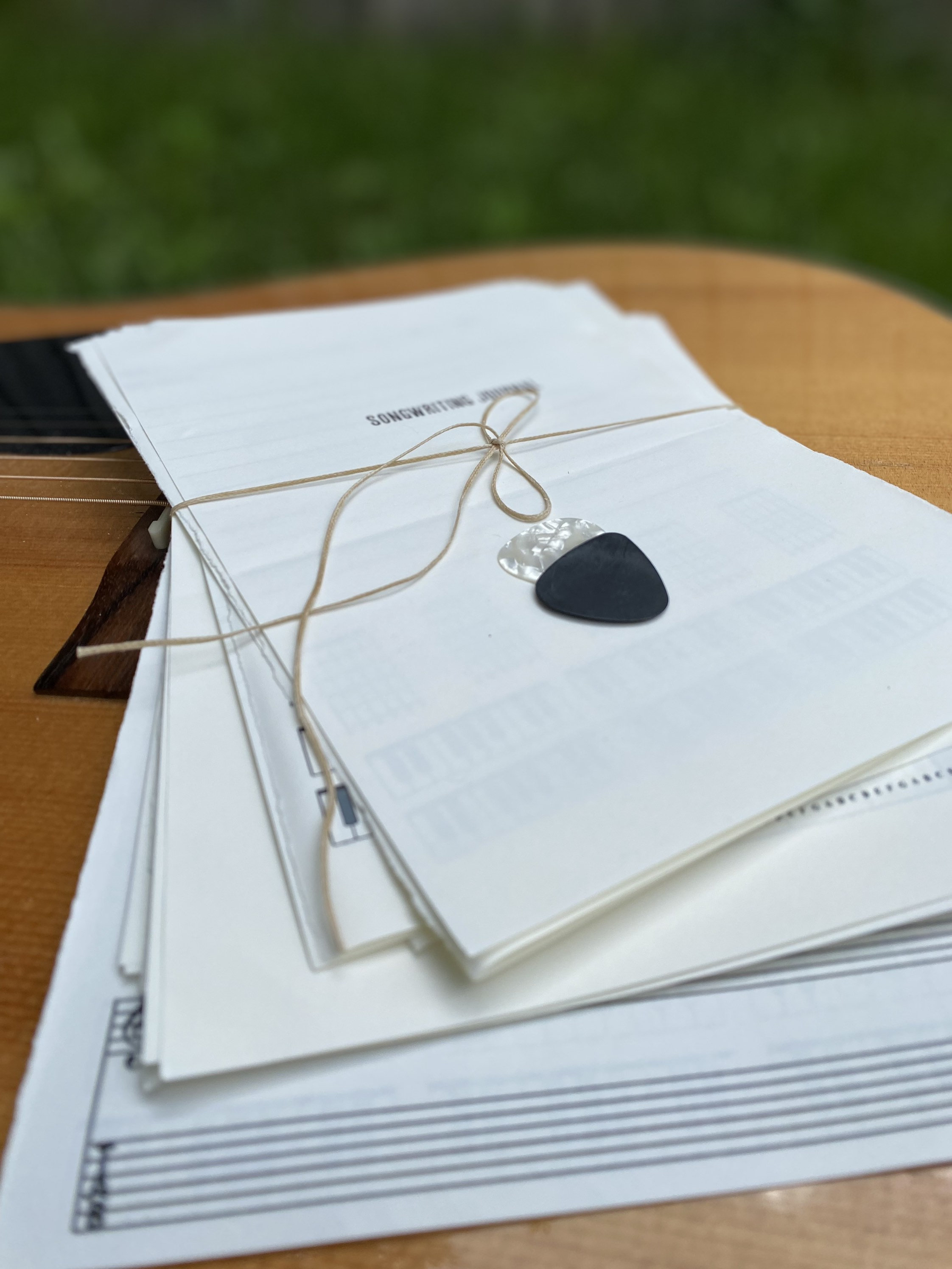 Songwriting Journal Printable Pages - Etsy