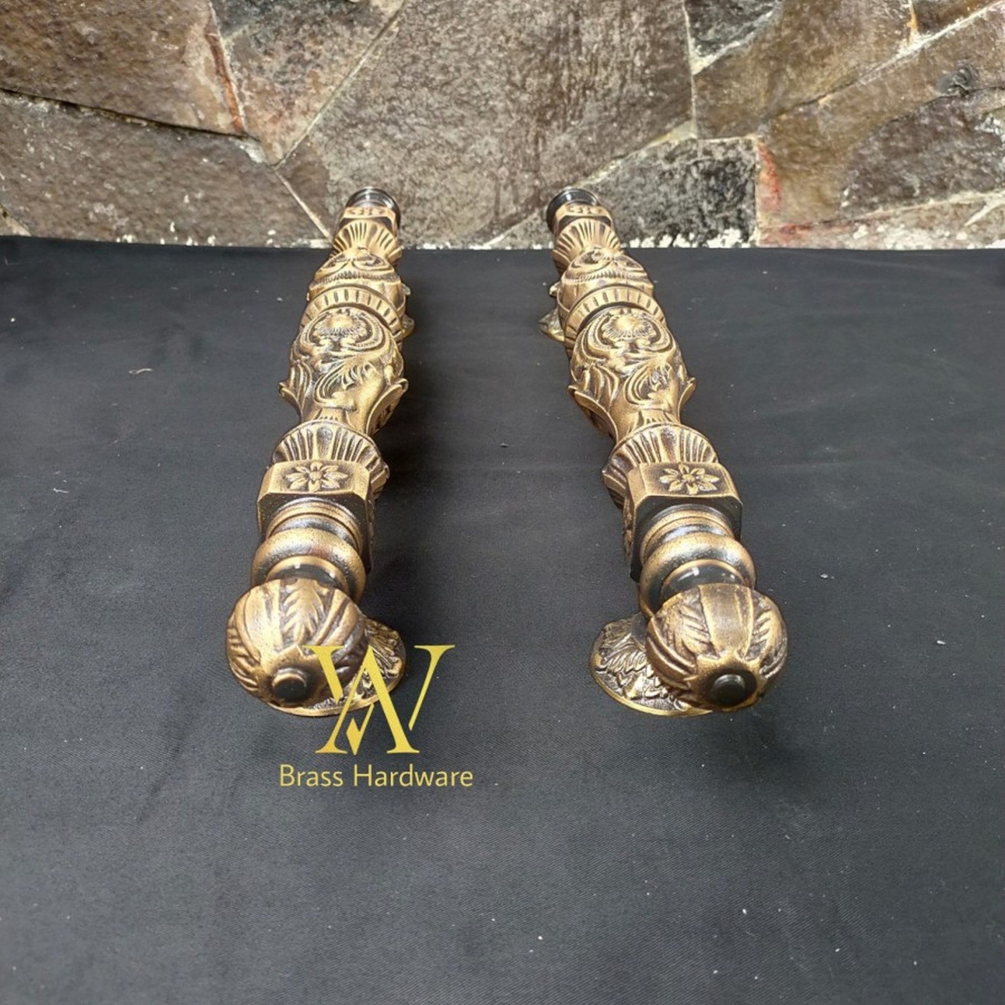 Pair Door Pull Antique LUXOR Model Entry Door Handle Barn | Etsy