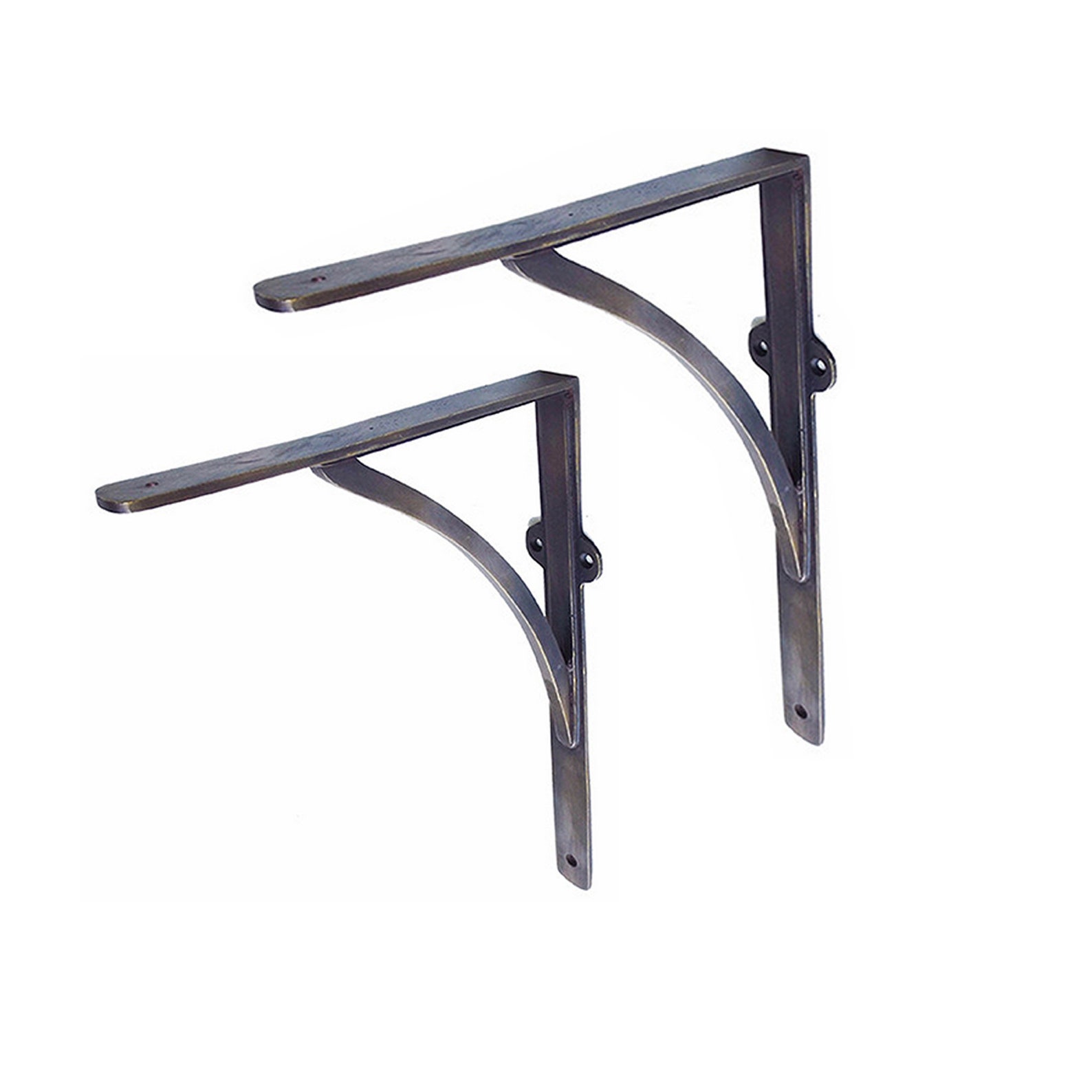 Shelf Bracket Brass SLIM CURVE Decorative Shelf Bracket Wall | Etsy