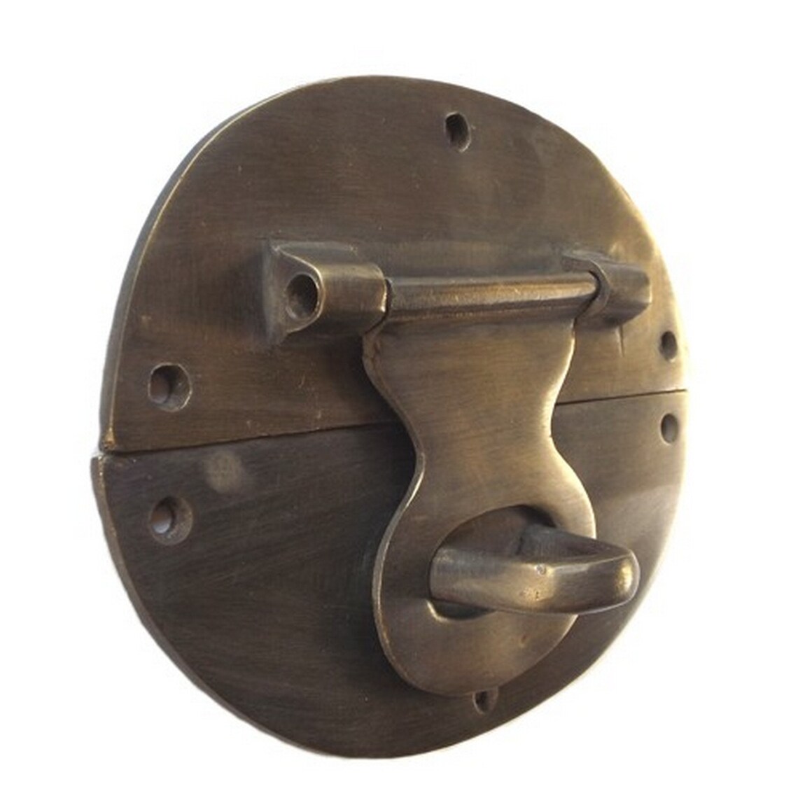 Vintage Padlock and Latch Set, Antique Pad Lock, Brass Padlock Set ...