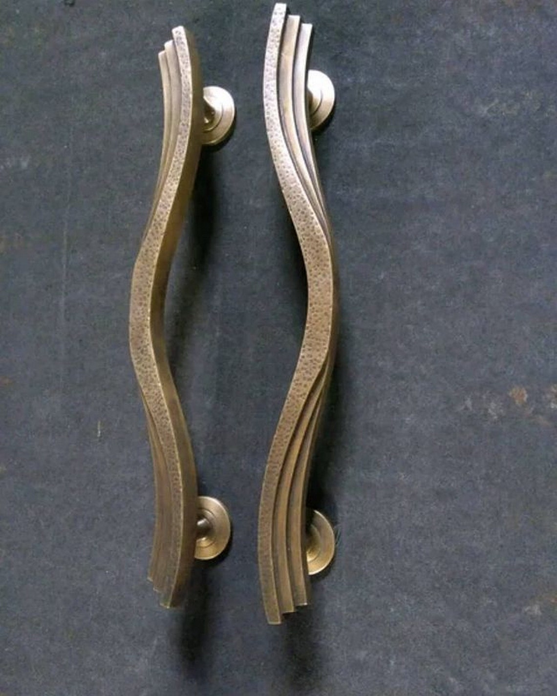 Long Door Handle Pull Brass Pull and Handles Door Handle - Etsy