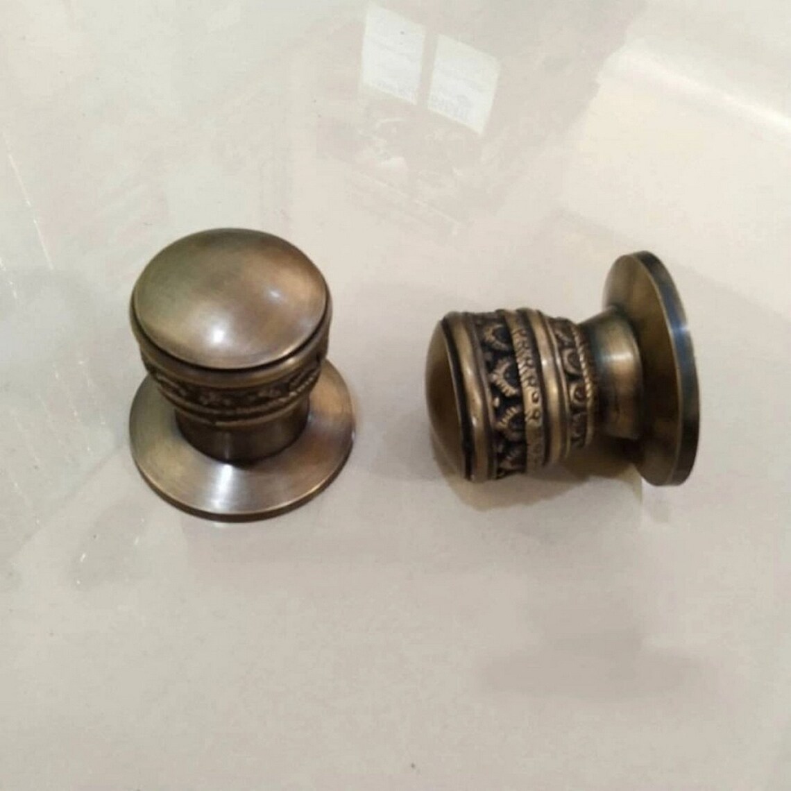 Carving Head Antique Door Knob, Brass Door Handle, Door Pulls Handles ...