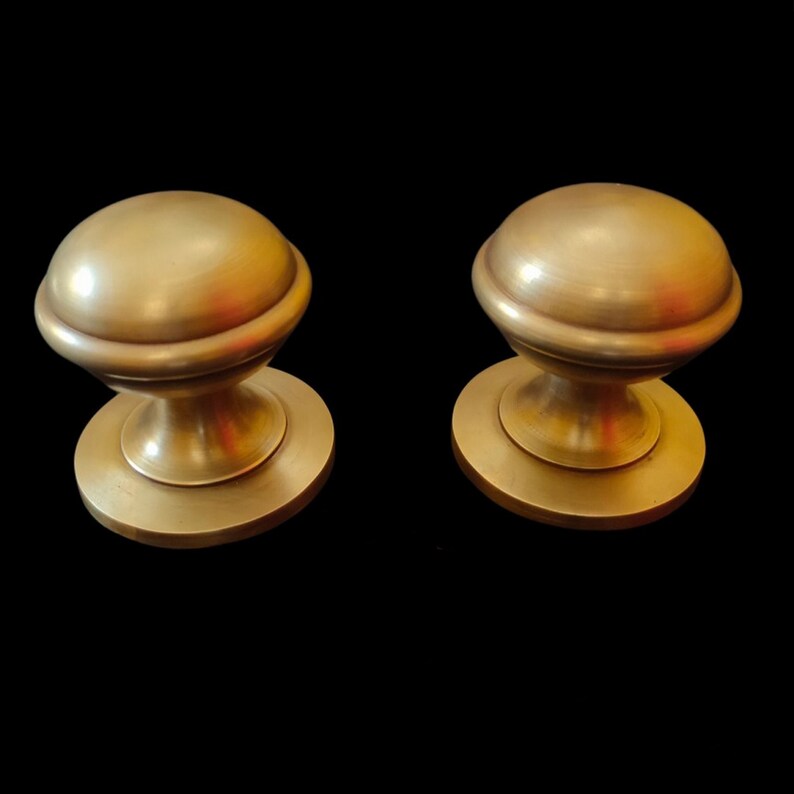 PLAIN Antique Door Knob Rustic Knobs Brass Door Handle Door - Etsy