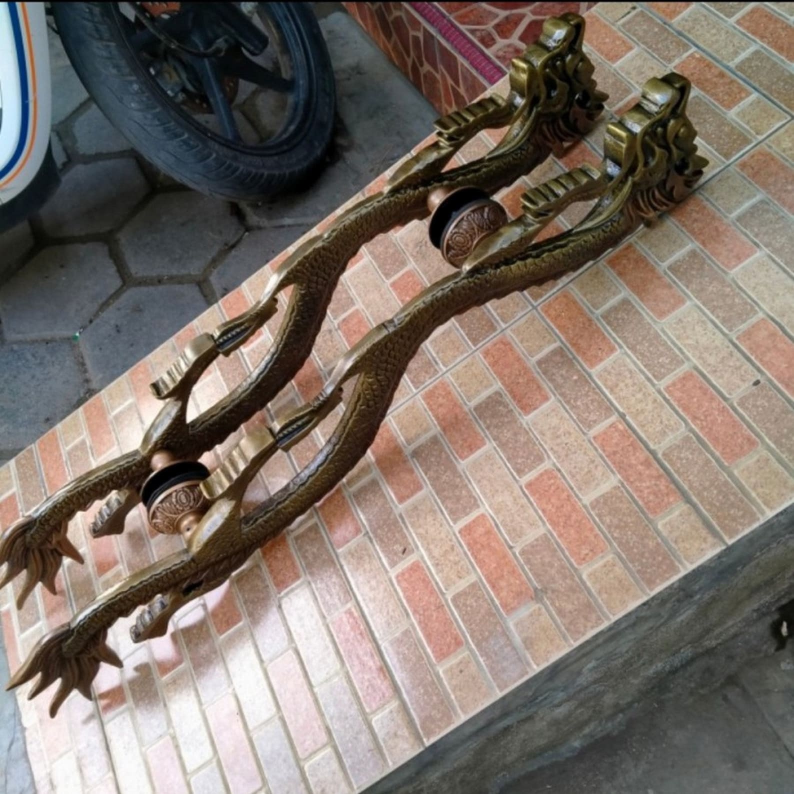 35 Large Antique Dragon Door Handle Door Pulls Handles - Etsy