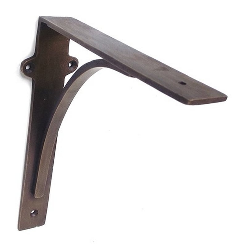 Shelf Bracket Brass CURVED Wall Shelf Bracket Decorative - Etsy