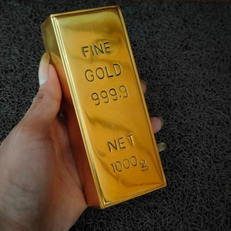 1kg 35oz Fake Gold Bar Bullion Door Stop Brass Prop Replica - Etsy