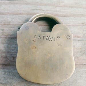 Victorian Padlock, Antique Pad Lock, Brass Padlock Set, Vintage Padlock ...